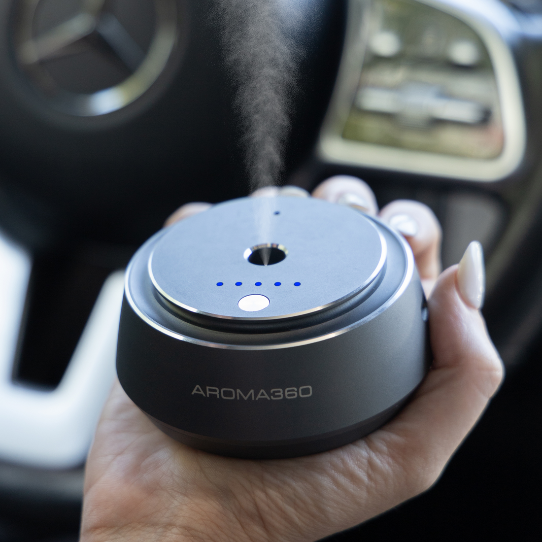 Smart Car Diffuser | Auto-Start Car Scent Diffuser with USB Charger ...