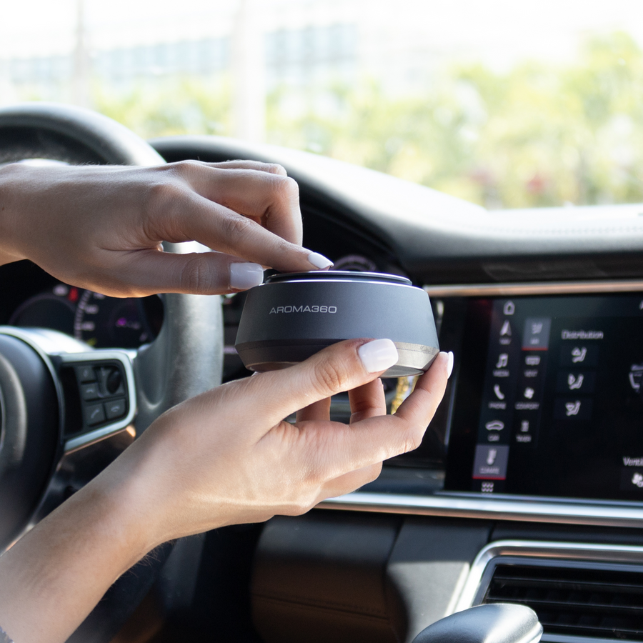 Smart Car Diffuser | Auto-Start Car Scent Diffuser with USB Charger ...