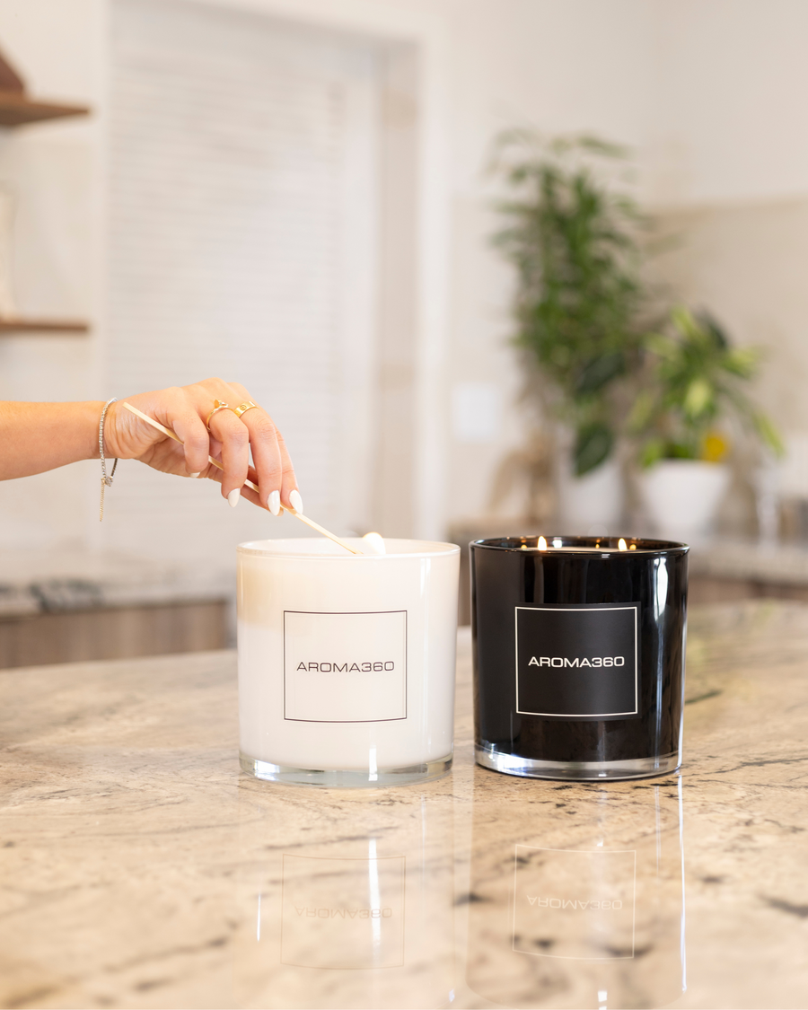 Black Velvet 4-Wick Candle - Aroma360