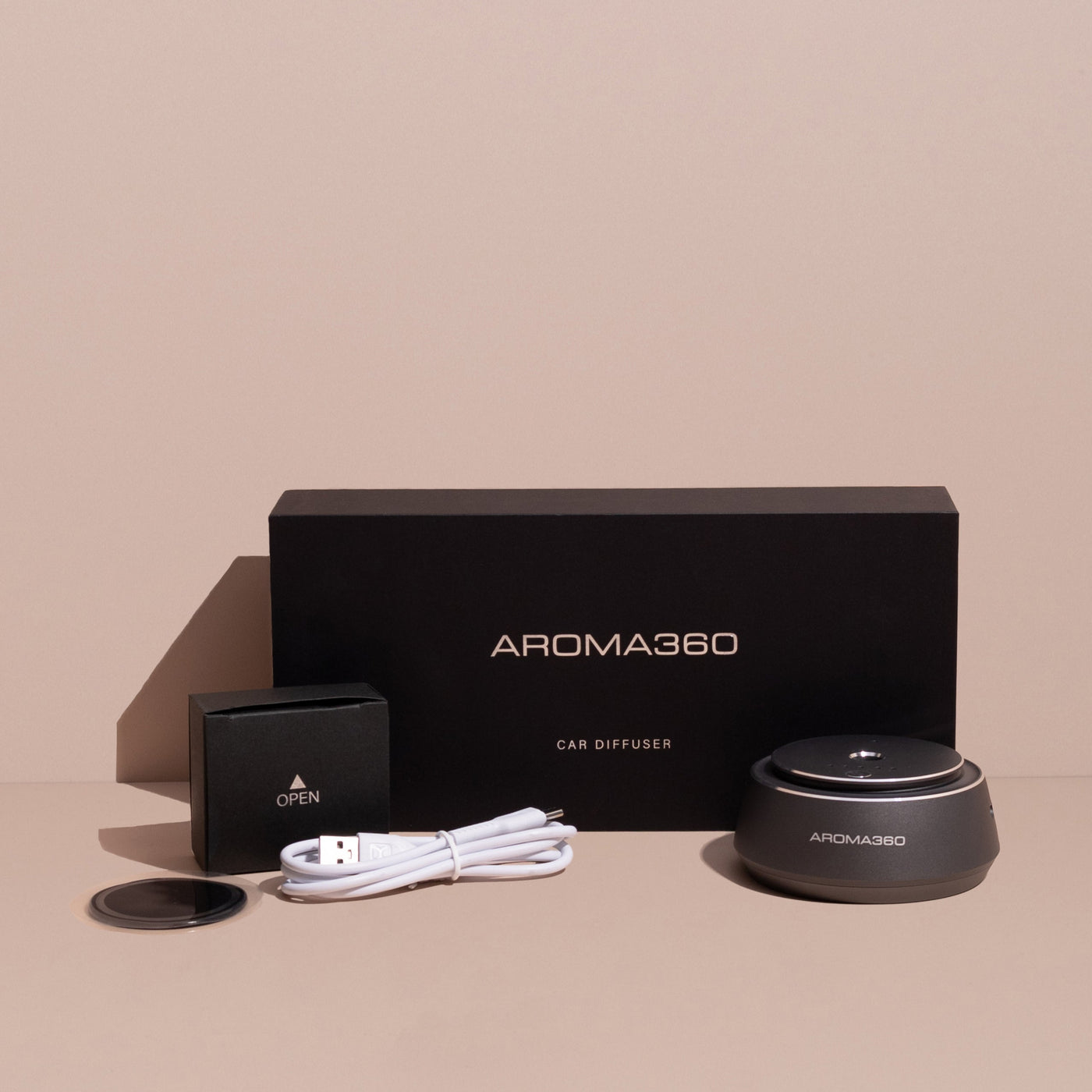 Smart Car Diffuser | Auto-Start Car Scent Diffuser with USB Charger ...